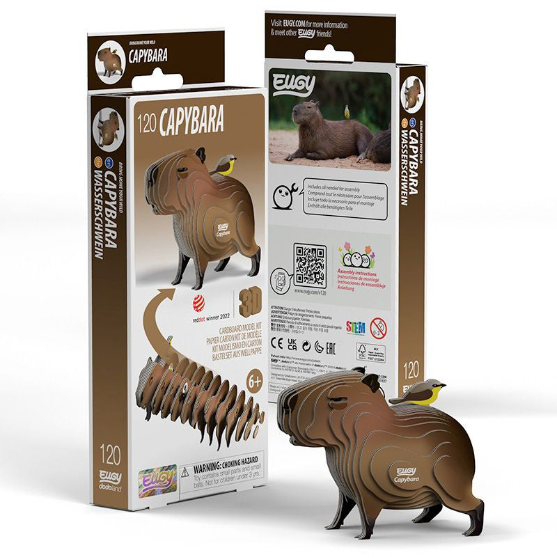 3D Cardboard Kit Set - Capybara – gecko in the village