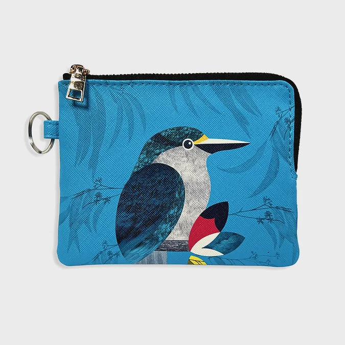 Coin Purse - Native Kotare – gecko in the village