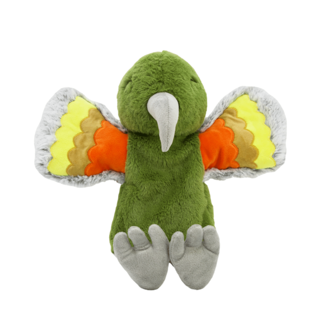 Hand Puppet - Kevin the Kea – gecko in the village