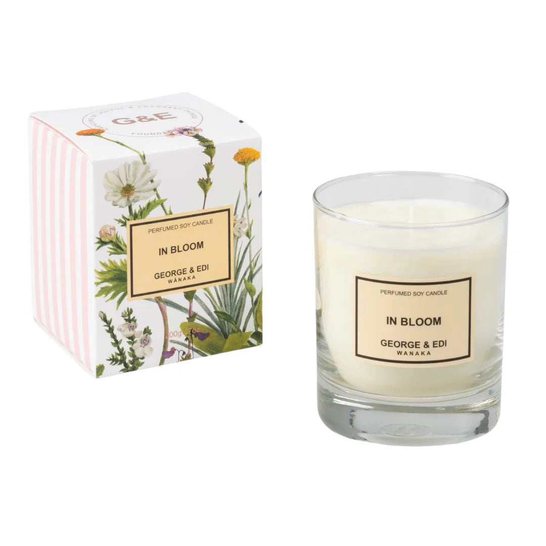 Perfumed Soy Candle - In Bloom – gecko in the village