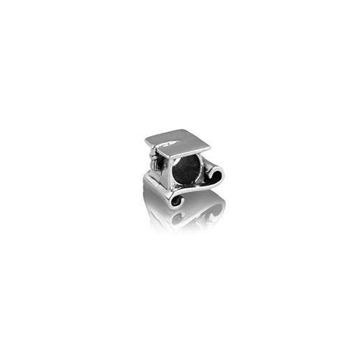Sterling Silver Charm - Graduation Cap – gecko in the village