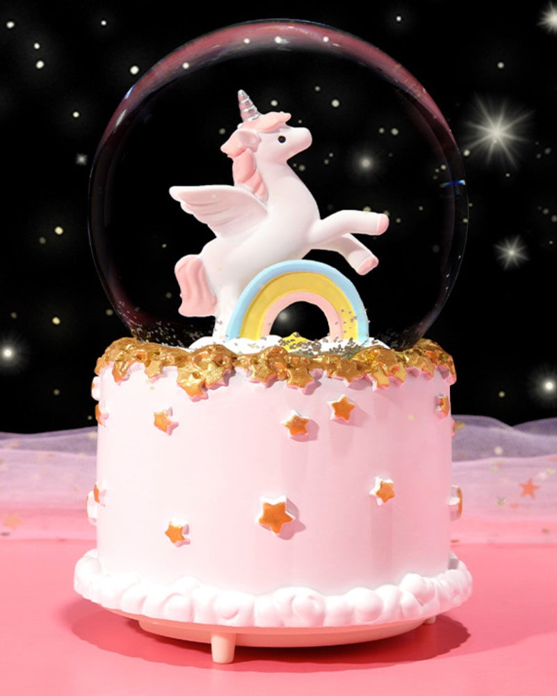 Unicorn snow globe store