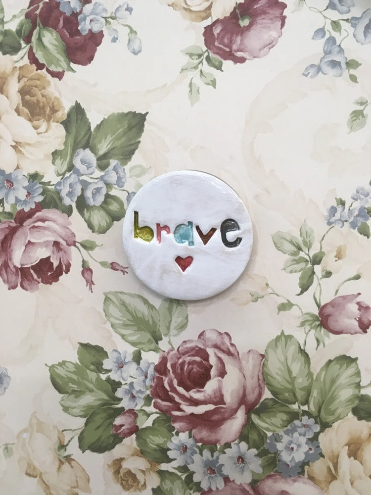 Ceramic Disc - Brave – gecko in the village