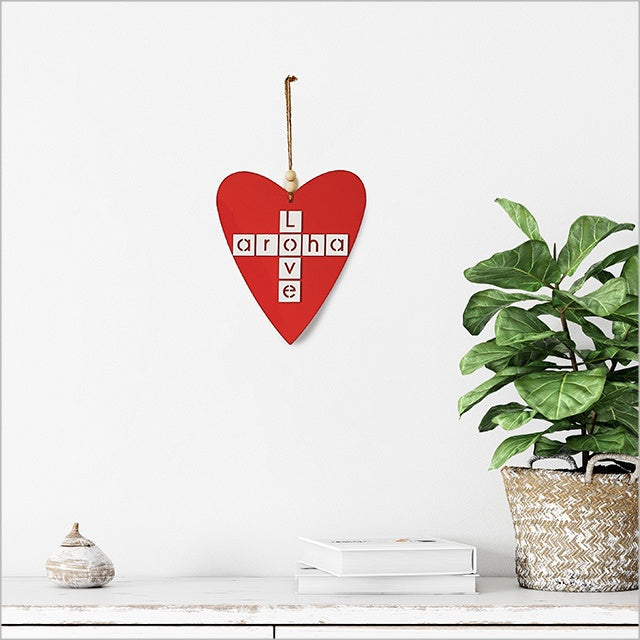 Aroha + Love - Kiwiana Wall Art – gecko in the village