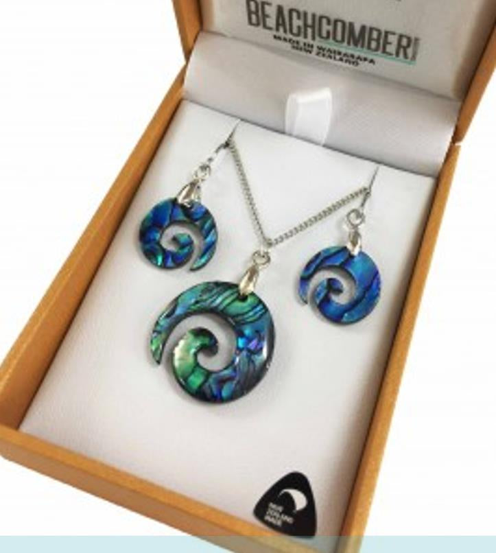 Paua Set Koru Boxed- BBJ1554S – gecko in the village