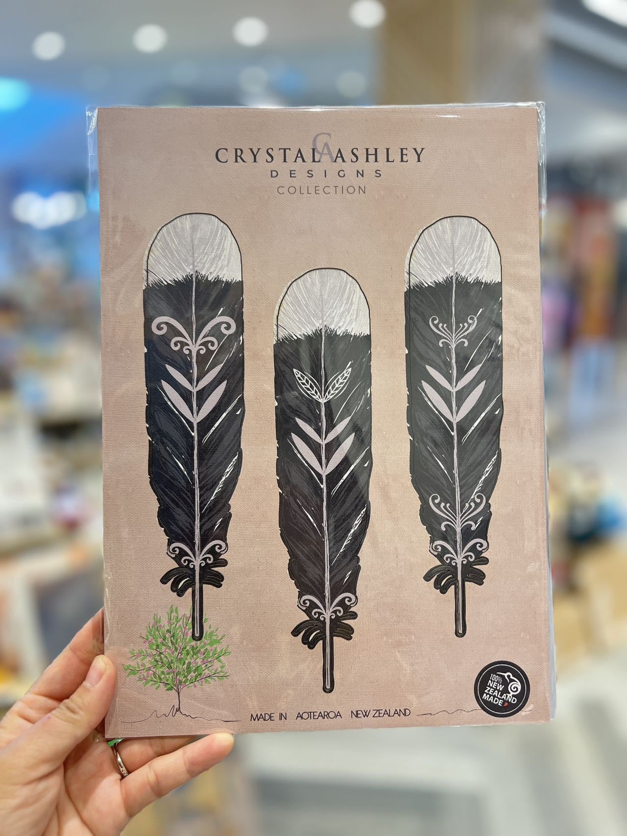 NZ Made A4 Pop Out Huia Feather (Set of 3) – gecko in the village